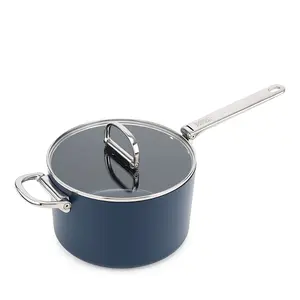 JOSEPH JOSEPH Space 5.4 Quart Saucepan And Lid - Dark Blue