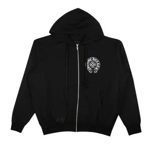 Chrome Hearts Los Angeles Zip-up Hoodie - Black