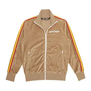 Palm Angels Pa Rainbow Chenille Track Jacket - Brown