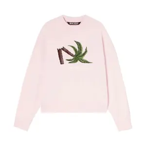 Palm Angels Broken Palm Crewneck - Pink