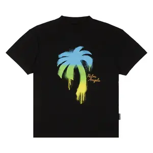 Palm Angels The Palm Classic Tee /green - Black