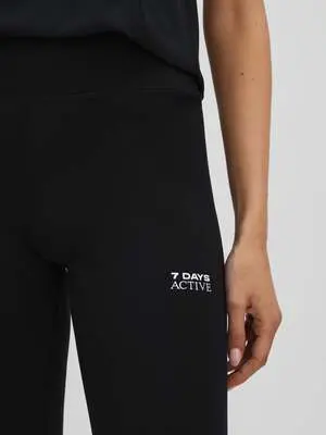 7 DAYS ACTIVE High Rise Leggings - Black