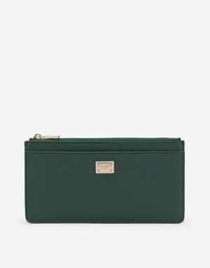 Dolce & Gabbana Large Card Holder With Tag Green