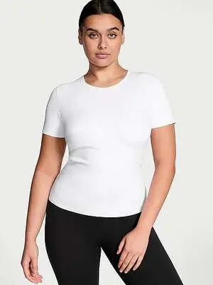 Victoria's Secret Vsx Elevate™ Tee - White,ivory