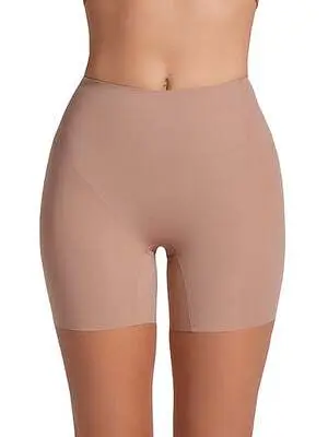 Victoria's Secret Leonisa Shapewear Moderate Compression Padded Butt Lifter Shaper Shorts - Beige