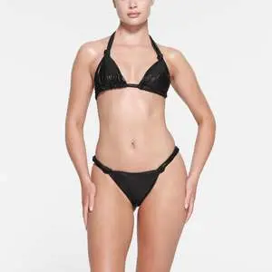 新品未使用　SKIMS Bikini Bottom Cheeky Tanga SATIN SWIM CHEEKY TANGA BIKINI BOTTOM | PHOENIX | SKIMS