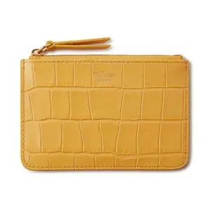 Mulberry Small Zip Coin Pouch - Yellow