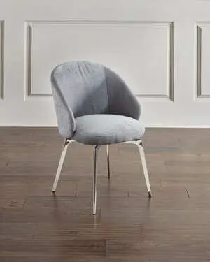 INTERLUDE HOME Amara Dining Chair - Grey