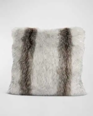 Fabulous Furs Limited Edition Faux Fur Pillow - Clouded Fox