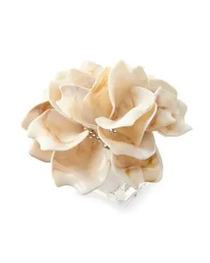 KIM SEYBERT Dahlia Napkin Ring Ivory