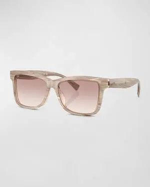 Brunello Cucinelli Butterfly Sunglasses - Peach