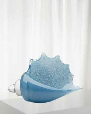 JAMIE YOUNG CO. Triton Shell Decor Blue