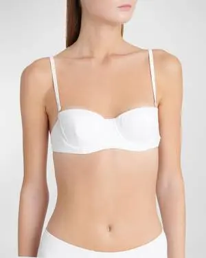 Dolce & Gabbana Underwire Balconette Bikini Top Opt.white