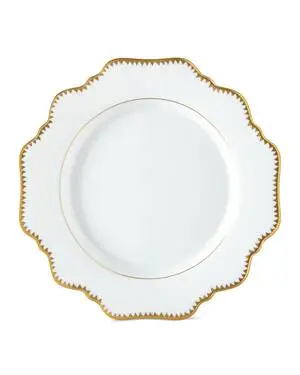 ANNA WEATHERLEY Simply Anna Antiqued Bread And Butter Plate - White/gold