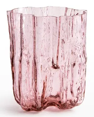 KOSTA BODA Crackle Tall Crystal Vase No Color
