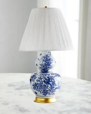 VISUAL COMFORT & CO. Sydnee Large Gourd Table Lamp By Ralph Lauren Home - White