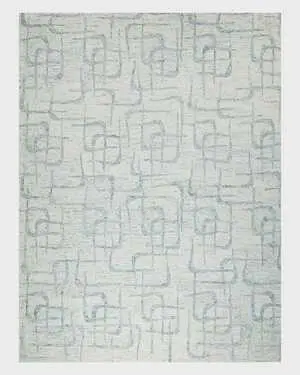 EXQUISITE RUGS Breeze Hand-tufted Rug, 8' X 10 - Light Blue