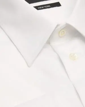 Emporio Armani Apos;s Cotton-stretch French Cuff Dress Shirt - White