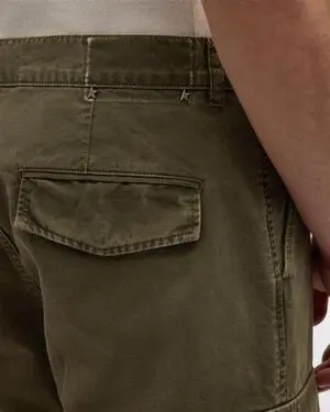 GOLDEN GOOSE Journey Cotton Cargo Pants - Kalamata