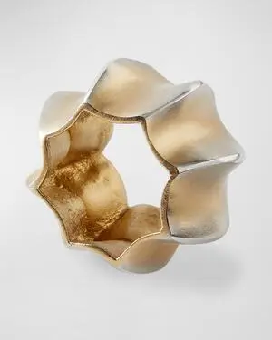 KIM SEYBERT Desert Napkin Ring - Gold/silver