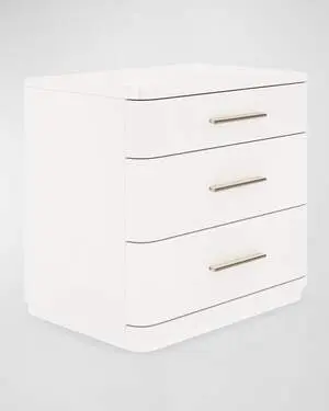 CASA ISPIRATA Continental Nightstand - Lino Bianco