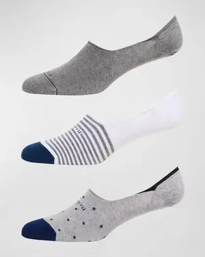 Marcoliani 3-pack Invisible Socks - Grey Multi