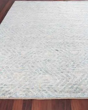 EXQUISITE RUGS Turner Hand-knotted Rug, 8' X 10' Blue Gray