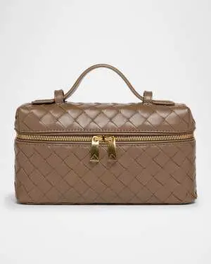 Bottega Veneta Bang Bang Vanity Intrecciato Leather Crossbody Bag Pinecone