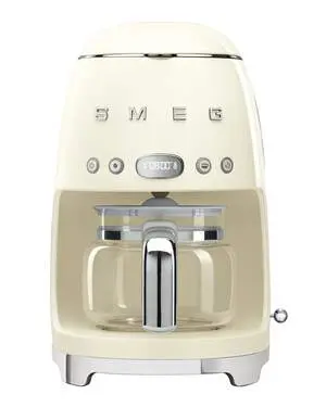 SMEG Retro Drip Filter Coffee Machine Cream