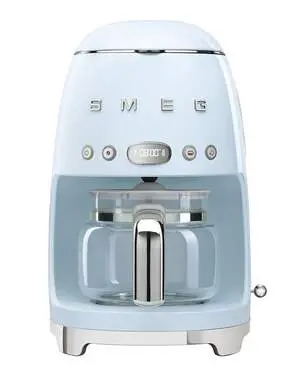SMEG Retro Drip Filter Coffee Machine Pastel Blue