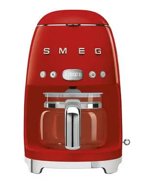 SMEG Retro Drip Filter Coffee Machine Red