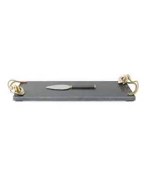 Michael Aram Anemone Small Cheese Board With Spreader - One-color