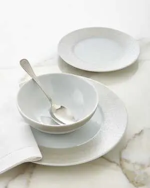 Neiman Marcus 12-piece Sahara Dinnerware Set - Silver