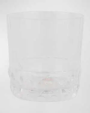 VIETRI Deco Short Tumbler, 12 Ounces - Clear