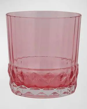 VIETRI Deco Short Tumbler, 12 Ounces - Pink