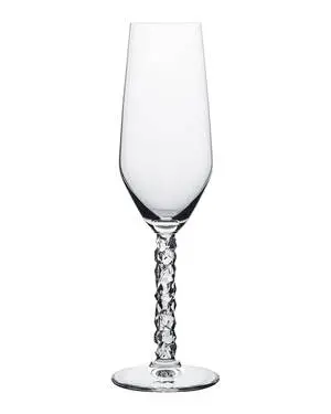 ORREFORS Carat Champagne Flutes, Set Of Two - Clear