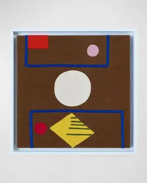 Jonathan Adler Monterey Shapes Corded Art - Multi