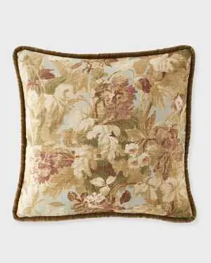 SHERRY KLINE HOME Eloise Floral Euro Sham - Khaki
