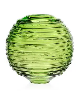 WILLIAM YEOWARD CRYSTAL Miranda 9" Globe Vase Citrine
