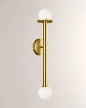 Visual Comfort Studio 2 - Light Wall Sconce Nodes By Kelly Wearstler - Burnished Brass