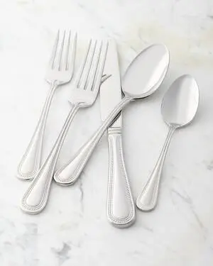 WALLACE SILVERSMITHS Euro Beads 65-piece Flatware Service - One-color