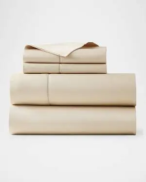 Ralph Lauren Organic Sateen Flat Sheet - Coastal Sand