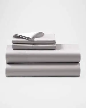 Ralph Lauren Organic Sateen Flat Sheet - Platinum