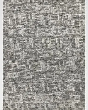 EXQUISITE RUGS Aldridge Hand-knotted Rug, 6' X 9 - Dark Gray
