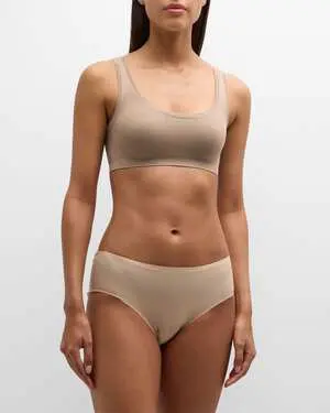 Hanro Touch Feeling Crop Top Mocha