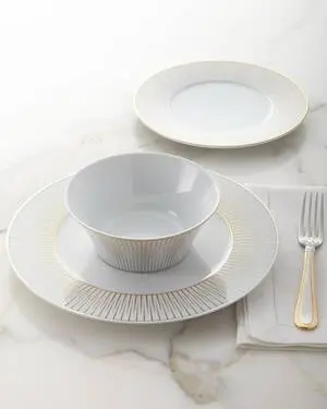 Neiman Marcus 12-piece Glint Dinnerware Set - One-color