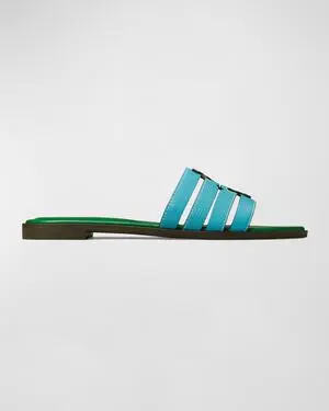 Tory Burch Tory Burch Ines Cage Sandal Sky Light / Spring Forest