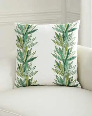 D.V. KAP HOME Belize Pillow - Green