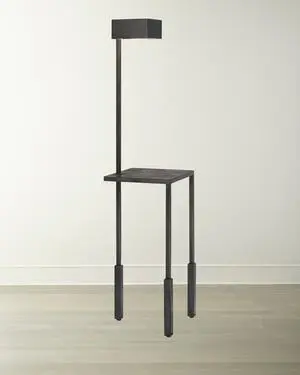 VISUAL COMFORT & CO. Nimes Tray Table Floor Lamp Kelly Wearstler - Bronze