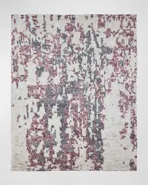 HAVEN & LOOM Alina Hand-knotted Rug, 6' X 9 - Grey/cabernet